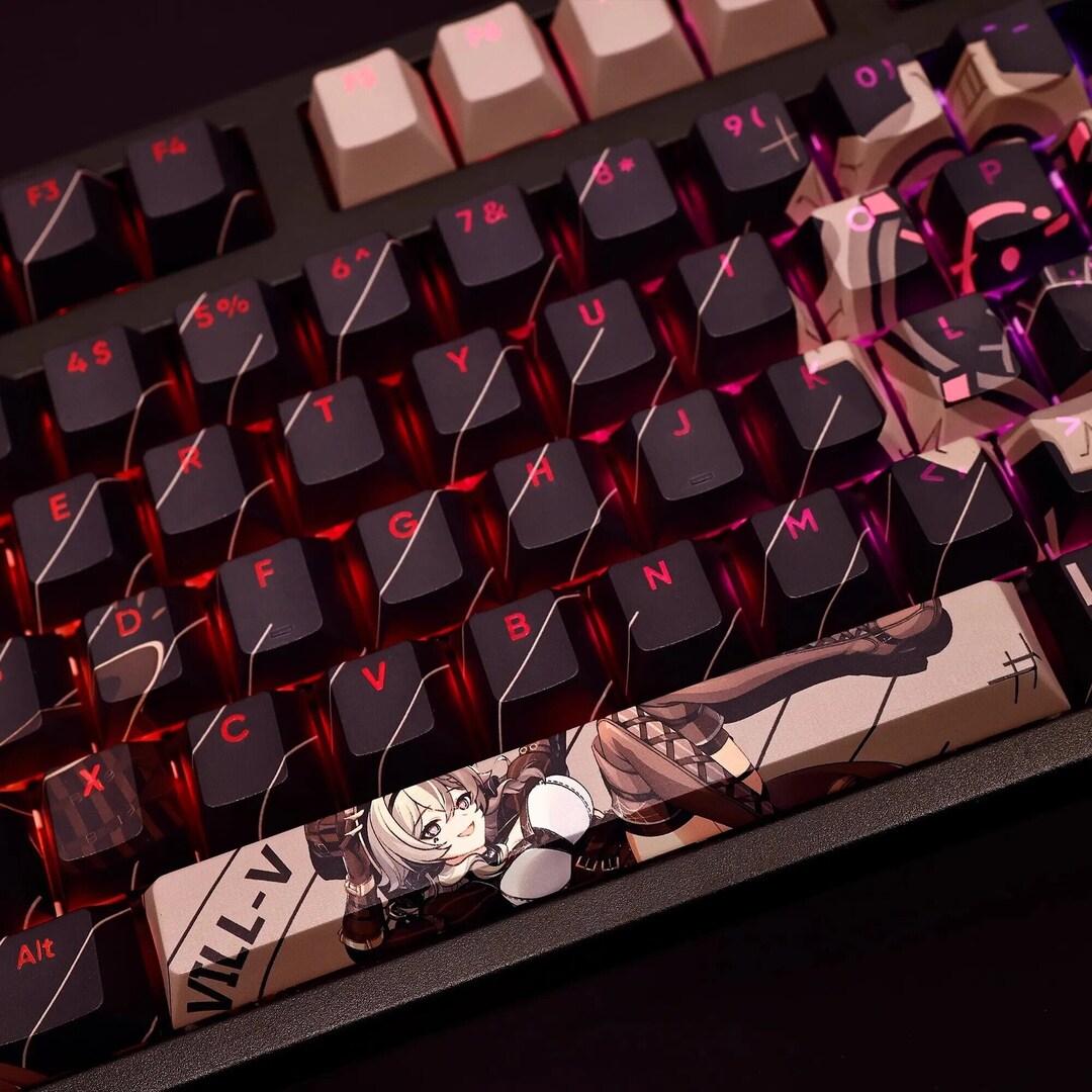 Viill-v Honkai Impact 3 Backlit Keycap Set MX Switch Keycaps Artisan ...