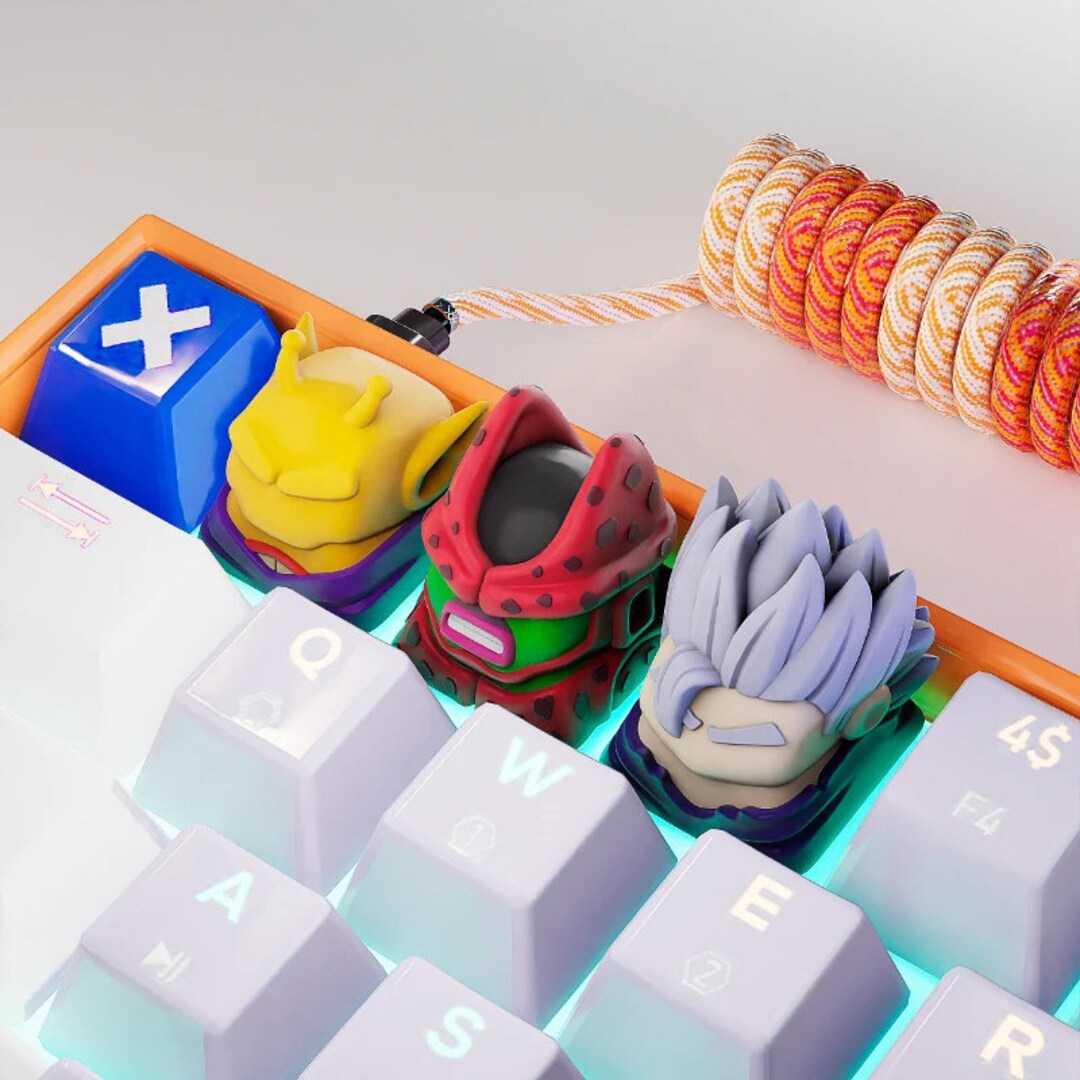 Dragon Ball Resin Keycaps Mechanical Keyboard Keycaps - Etsy