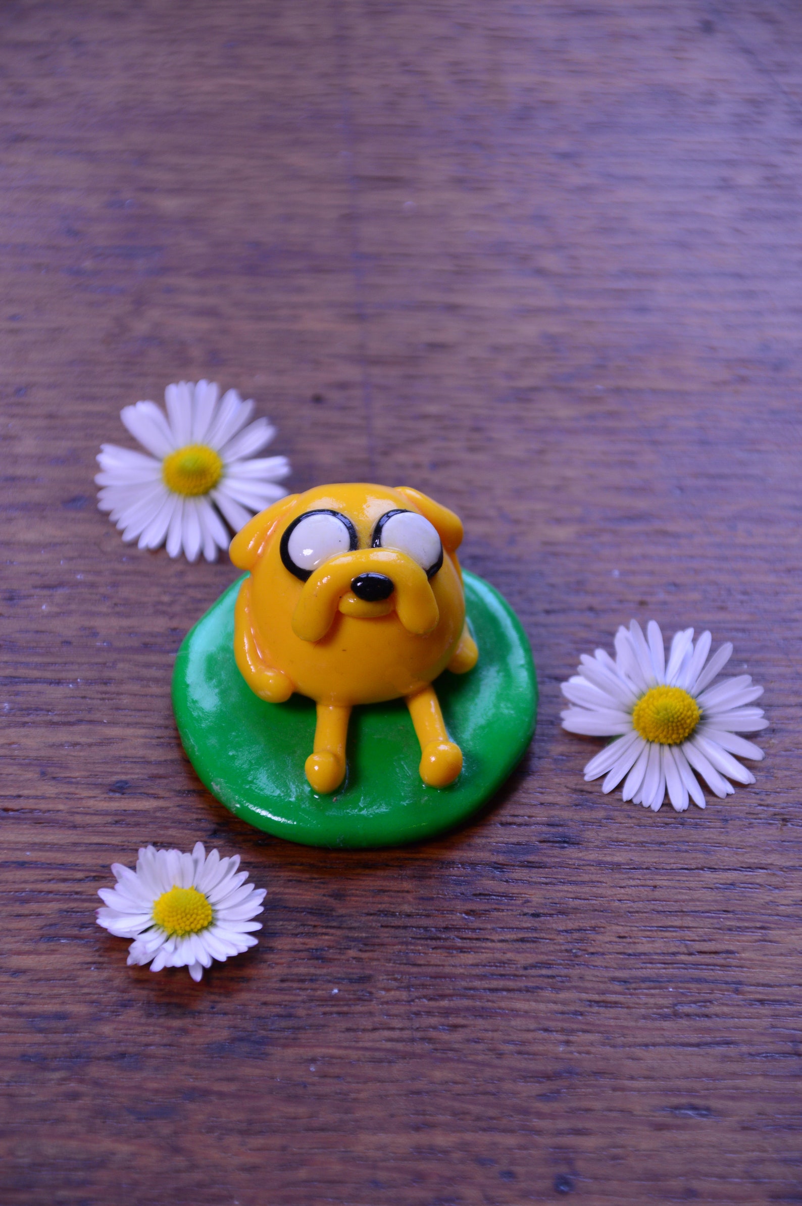 Jake the Dog, Key Ring, Fimo Handmade Polymer Clay Adventure Time jake ...
