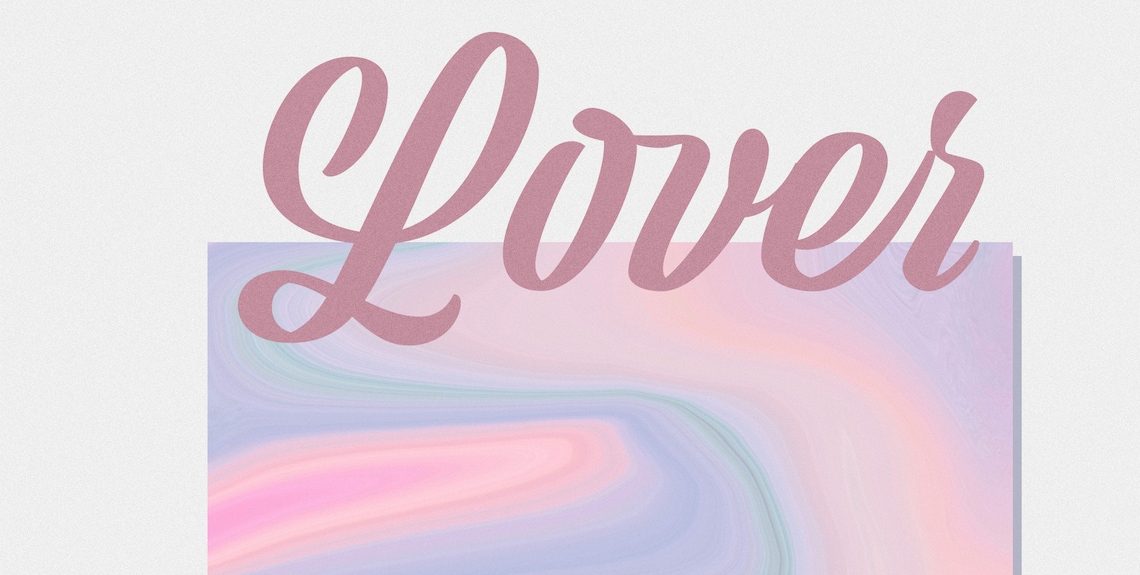 TAYLOR SWIFT Inspired Poster / LOVER Album Poster / Digital Print ...