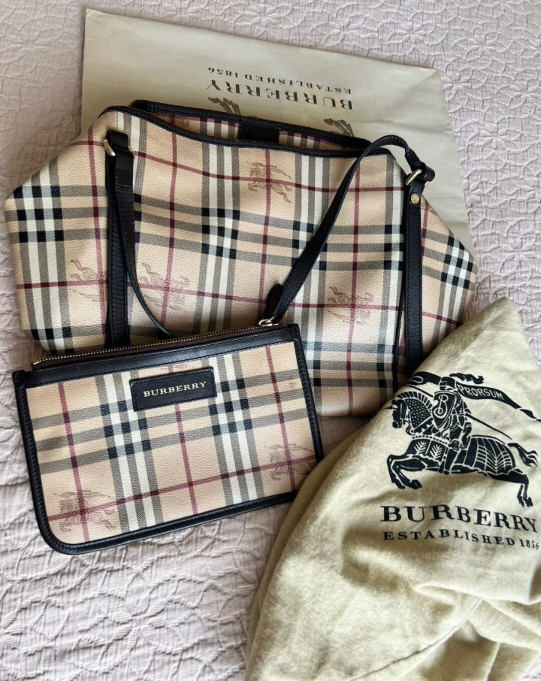 Burberry Vintage Authentic Nova Check Women's Shoulder Bag - Etsy