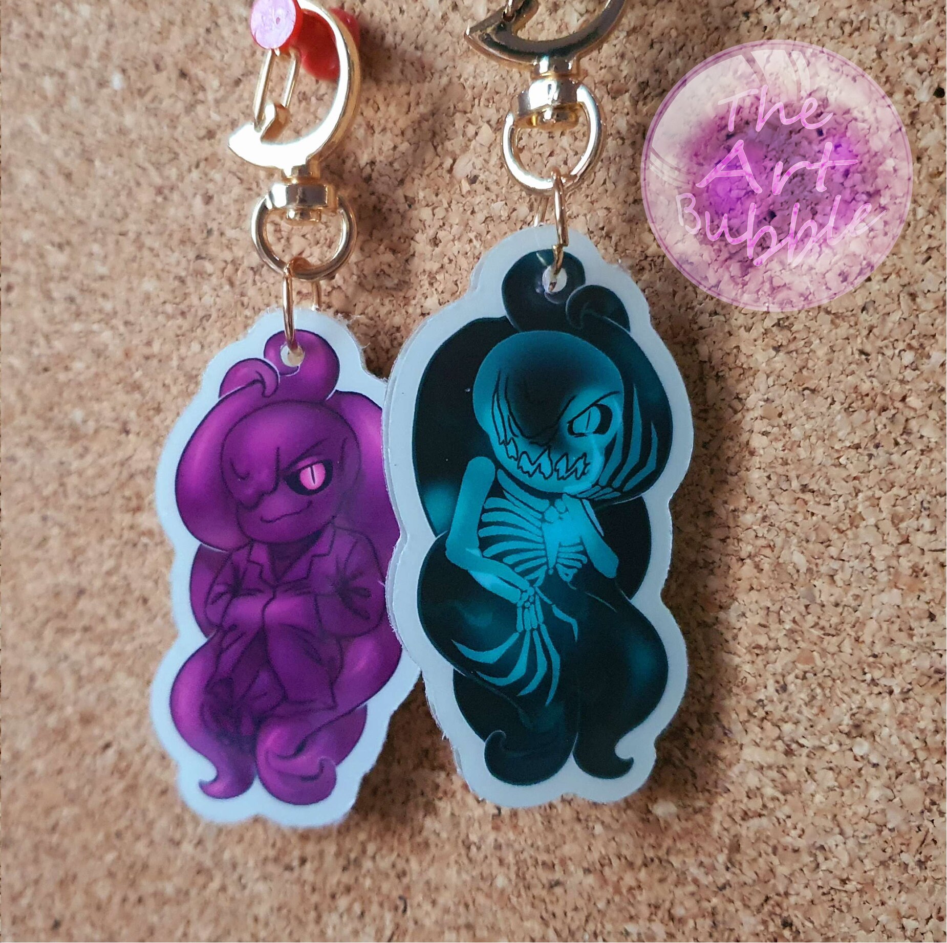 Chibi Bad Sans Keychains - Etsy