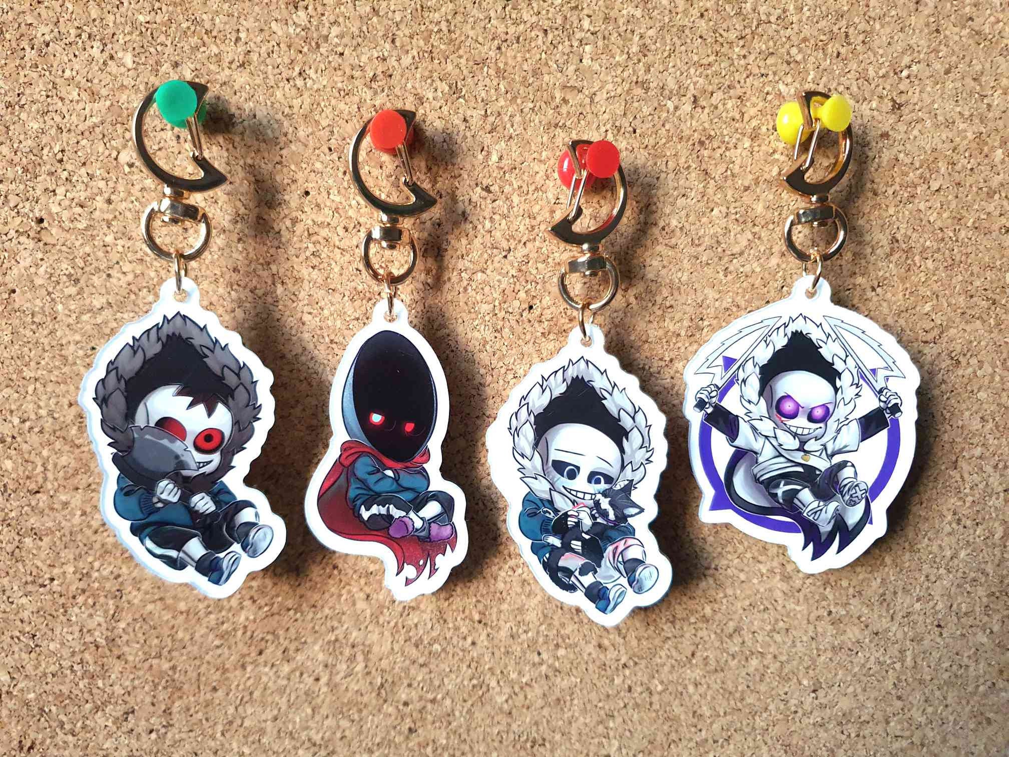 Chibi Bad Sans Keychains - Etsy