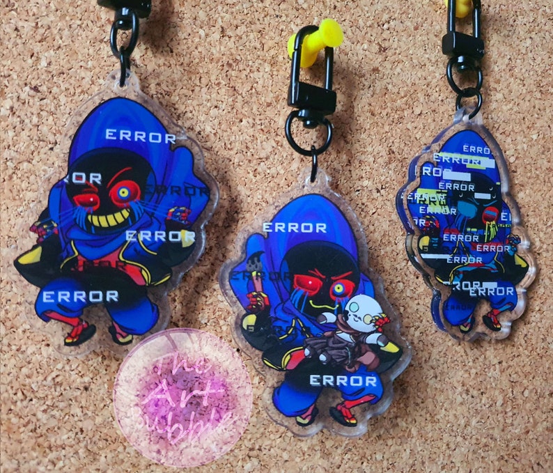 Chibi Bad Sans Keychains - Etsy