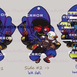 Chibi Bad Sans Keychains - Etsy