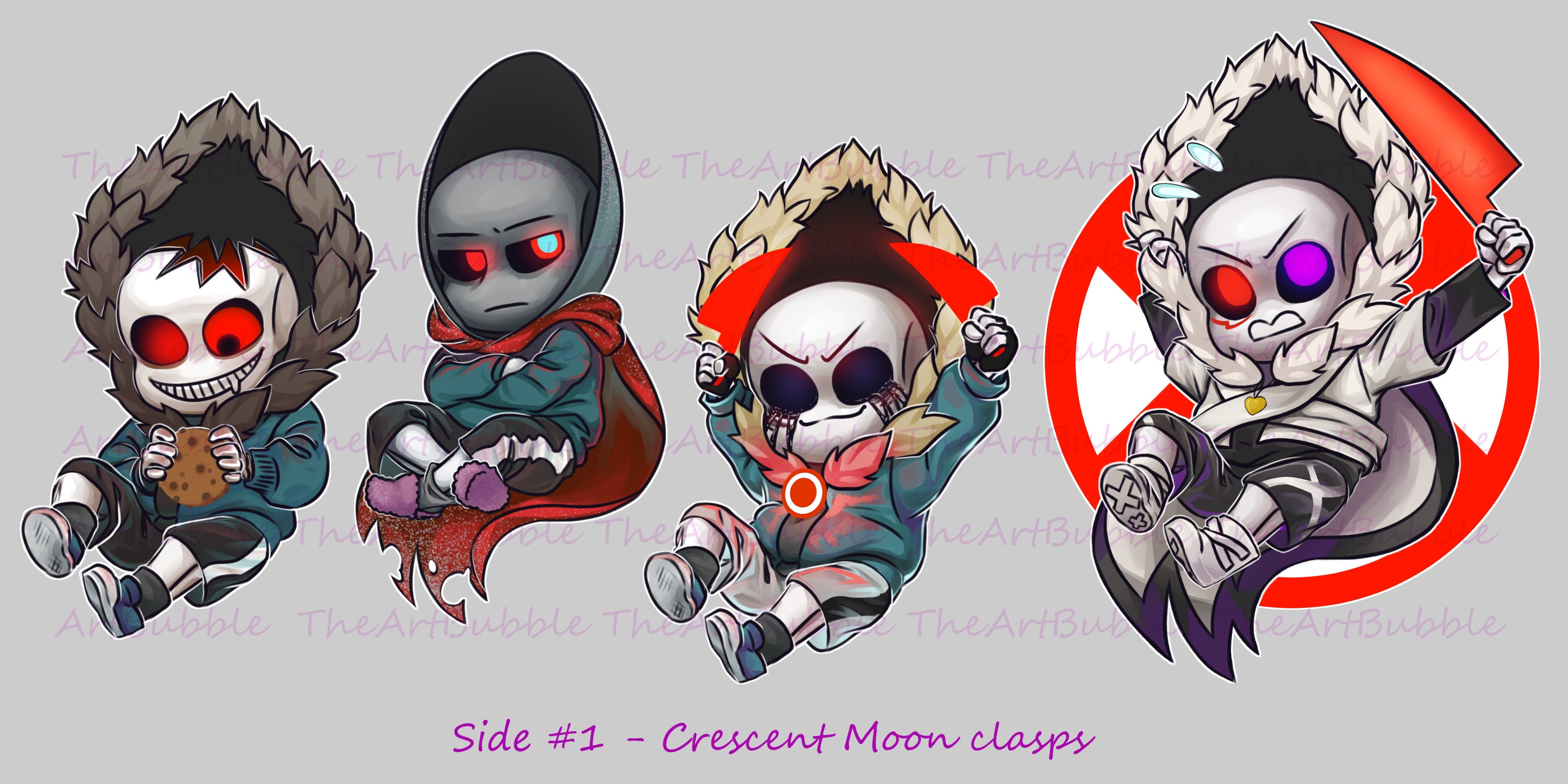 Chibi Bad Sans Keychains - Etsy