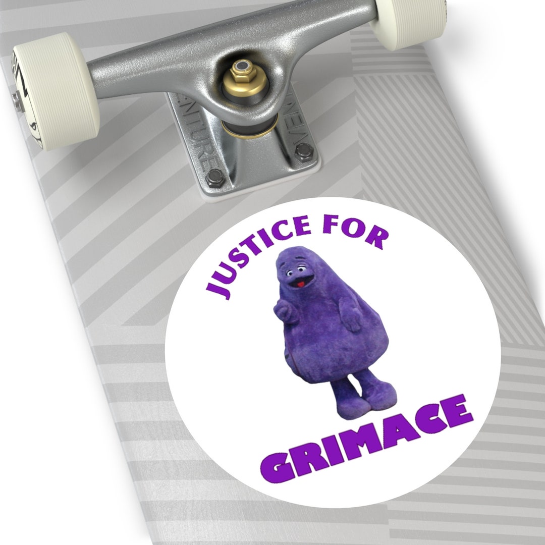 Grimace Sticker Etsy