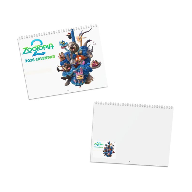 Zootopia Characters Calendar 2026 | Wall Calendar Judy Hopps and Nick ...