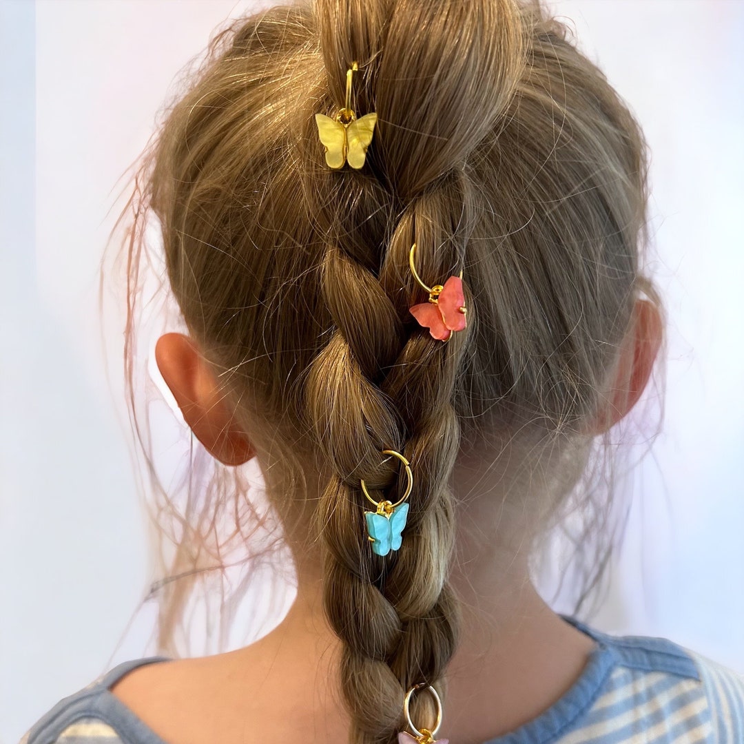 Charm Hair Loops Hair Hopps Gold Hair Hoops Hair Jewellery - Etsy