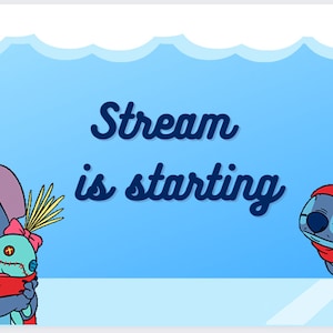 ANIMATED Stitch Winter Twitch and Youtube Overlay - 6 Scenes - Starting ...