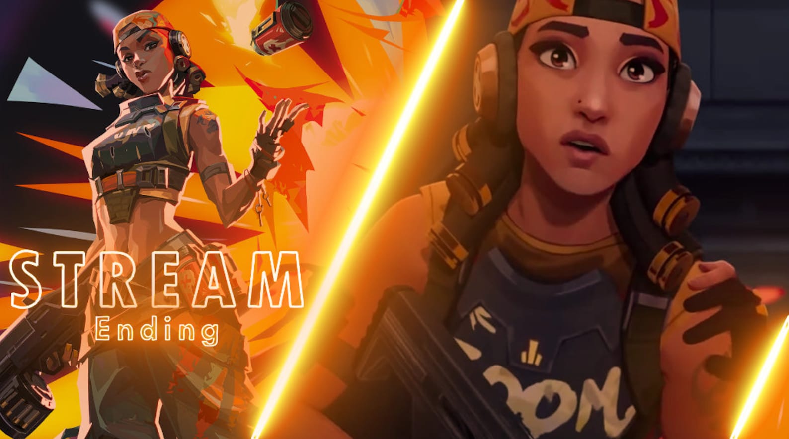 ANIMATED Valorant Raze Twitch and Youtube Overlay Pack - 3 Scenes ...