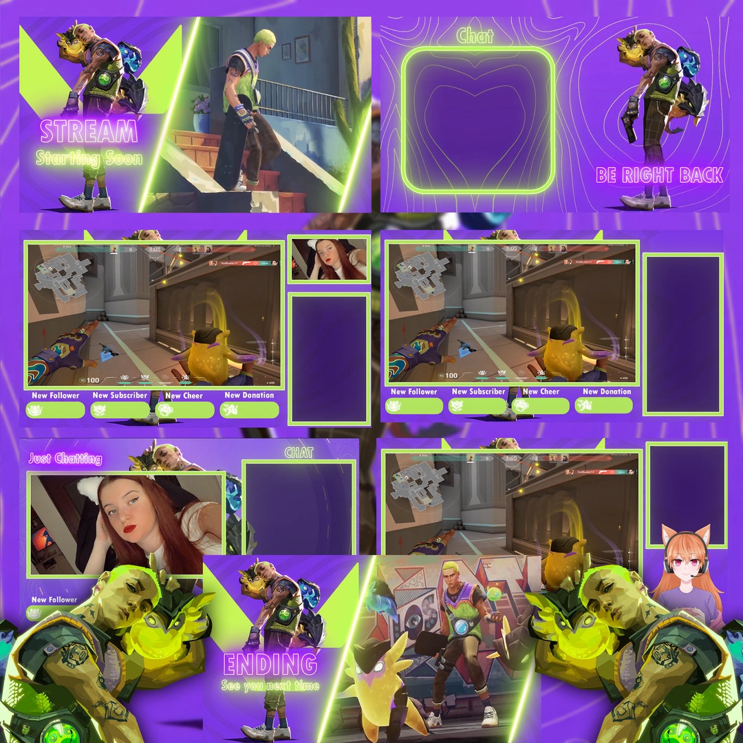 Animated Valorant Gekko Twitch Overlay – MEGA Pack, 7 Scenes (digital Download) - Etsy