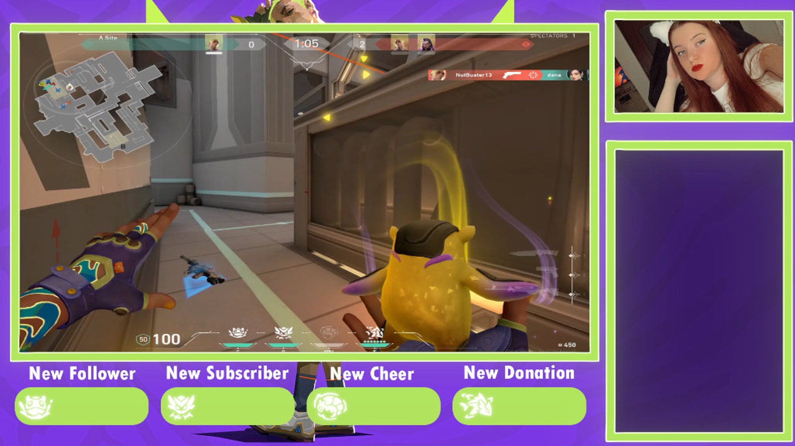 Animated Valorant Gekko Twitch Overlay – MEGA Pack, 7 Scenes (digital ...