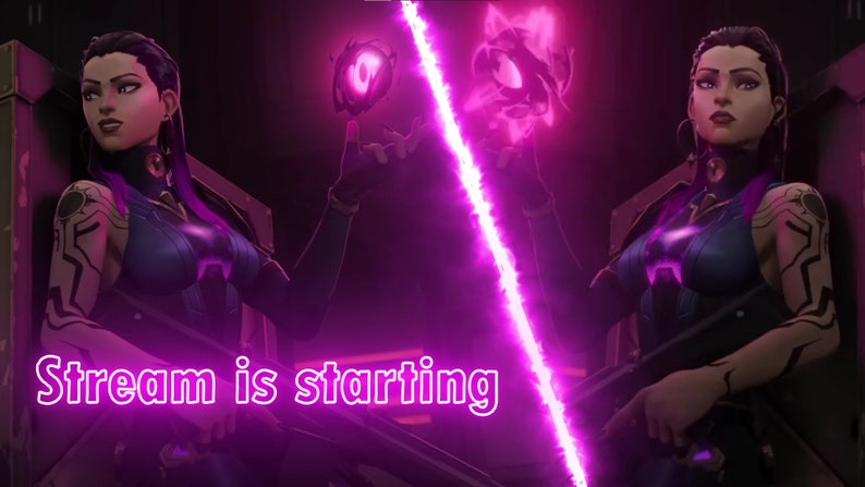ANIMATED Valorant Reyna Twitch and Youtube Overlay Pack - 3 Scenes ...