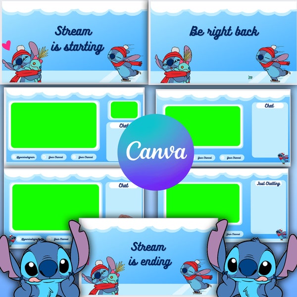 Stitch Twitch Emotes - Etsy