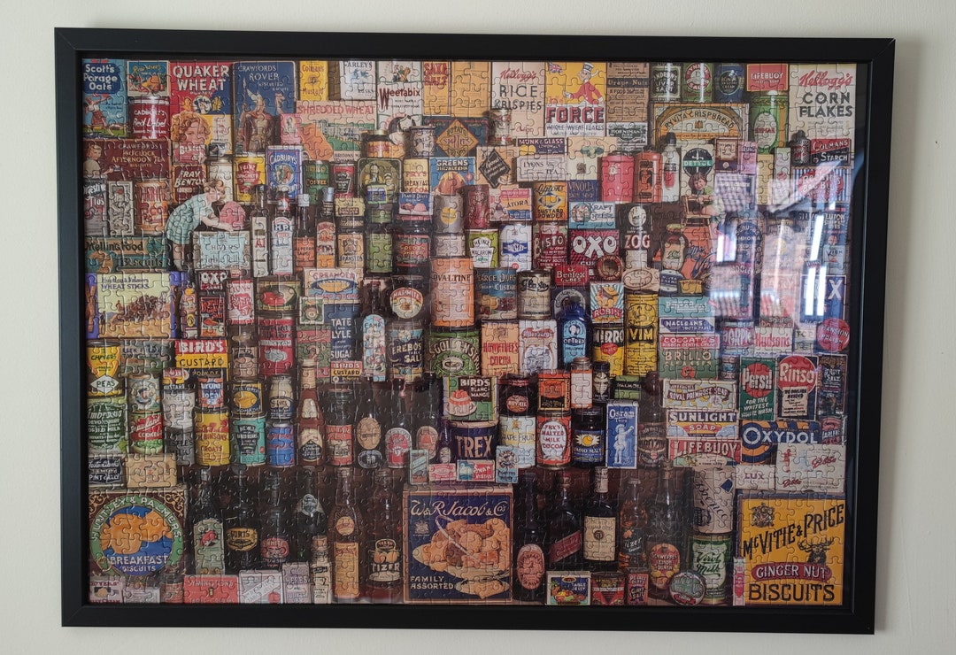 Framed & Mounted 1000 Piece Jigsaw Named the Brands That - Etsy UK
