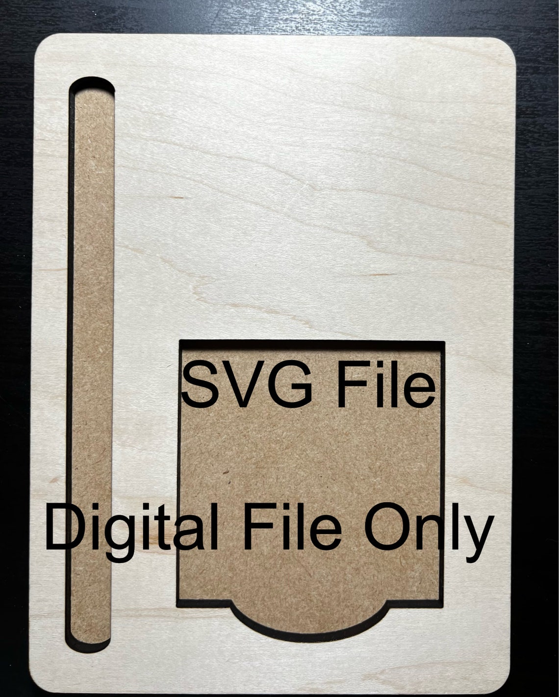 Sticky Note & Pen Holder Template SVG/ Blank Customizable Post It ...