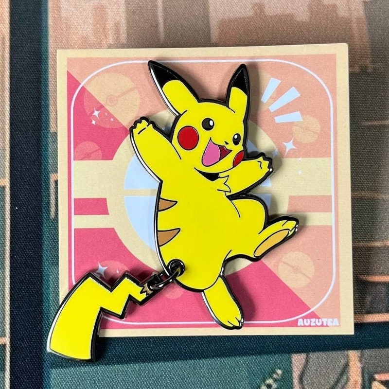 Pikachu Pin - Etsy