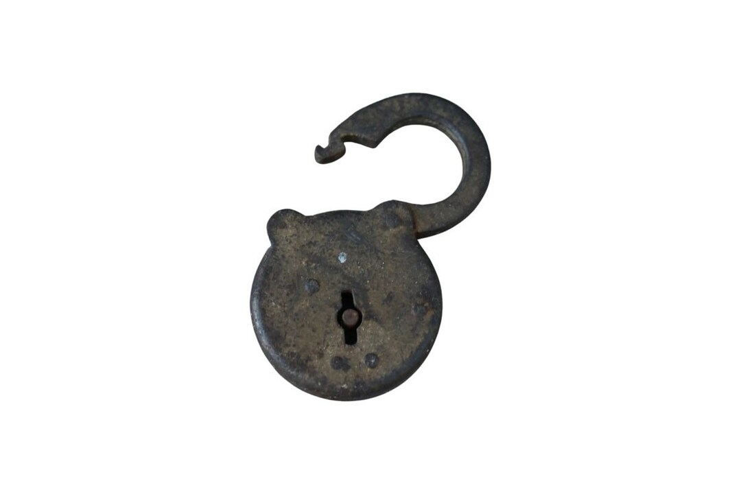 Antique Iron Lock - Etsy