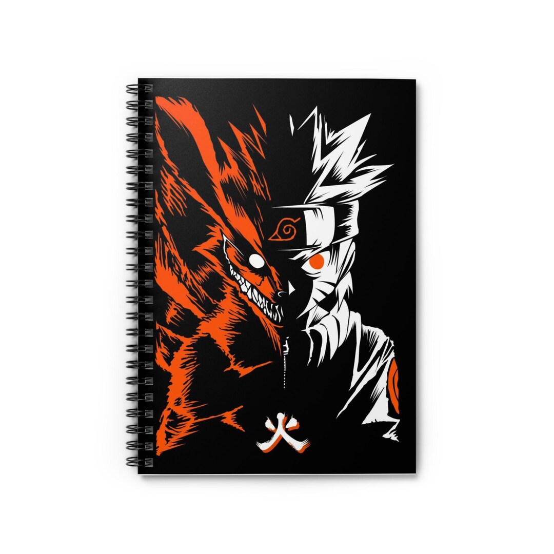 Naruto-inspired Spiral Notebook - Perfect for Fans, School, Doodling ...