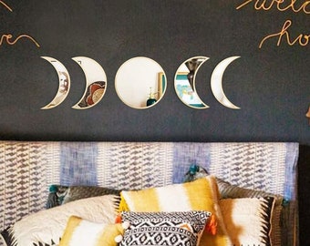 Moon Phase Mirror Set - Etsy
