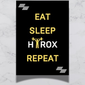 2 Hyrox Motivational Prints // Digital Set of Inspirational Fitness ...