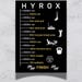 3 Hyrox Motivational Prints // Digital Set of Inspirational Fitness ...
