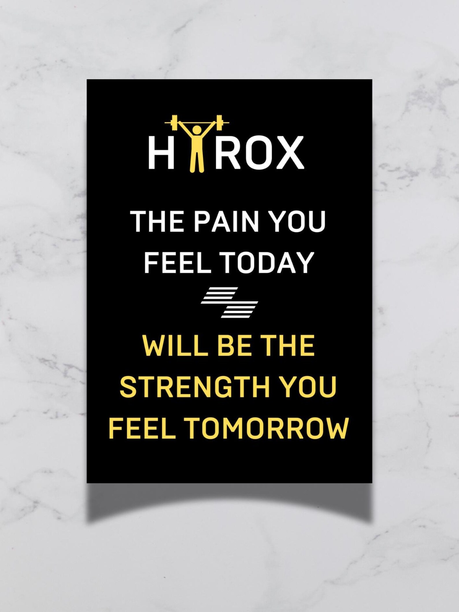 3 Hyrox Motivational Prints // Digital Set of Inspirational Fitness ...