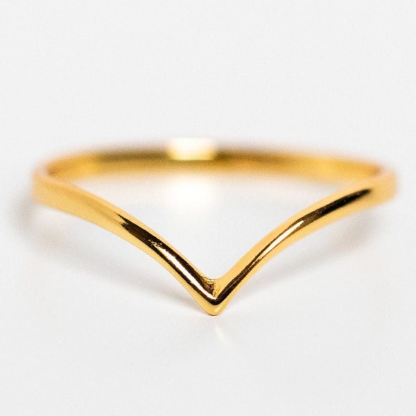 V Shaped Ring - Etsy