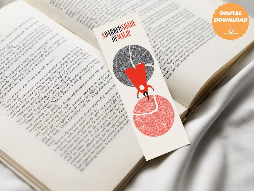 Darker Shade of Magic Bookmark Set – Digital Download | Shades of Magic ...