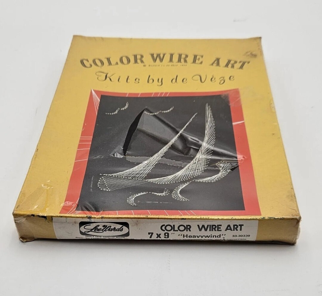Vintage Leewards DIY Color Wire Art Kit by Veze Sailboat - Etsy