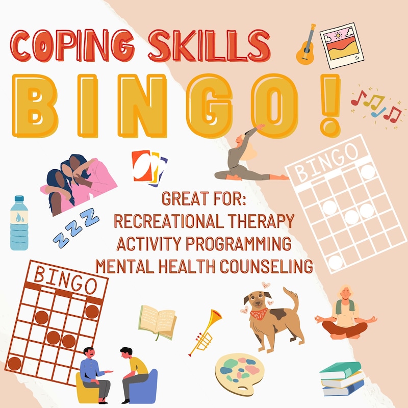 Mental Health Bingo - Etsy