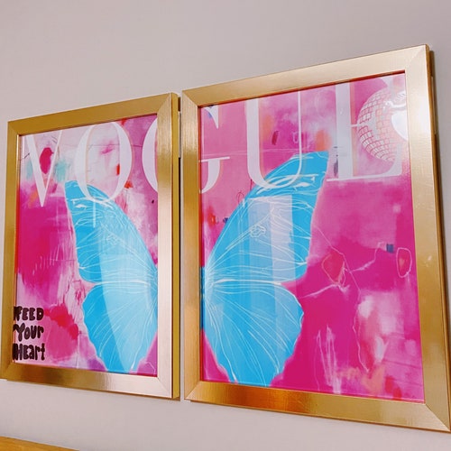 Pink Preppy Wall Art Set of 12 Preppy Room Decor Dorm Room - Etsy