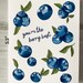 Youre the Berry Best Card, Blueberry Appreciation Card, Valentines Day ...