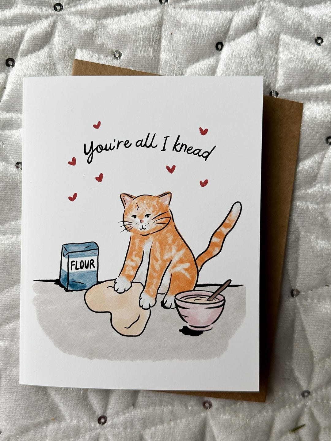 Cat Valentines Day Card, Funny Greeting Card, Valentines Day Gift for ...