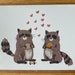 Raccoons in Love Valentines Day Card, Trash Panda Card, Valentines Day ...