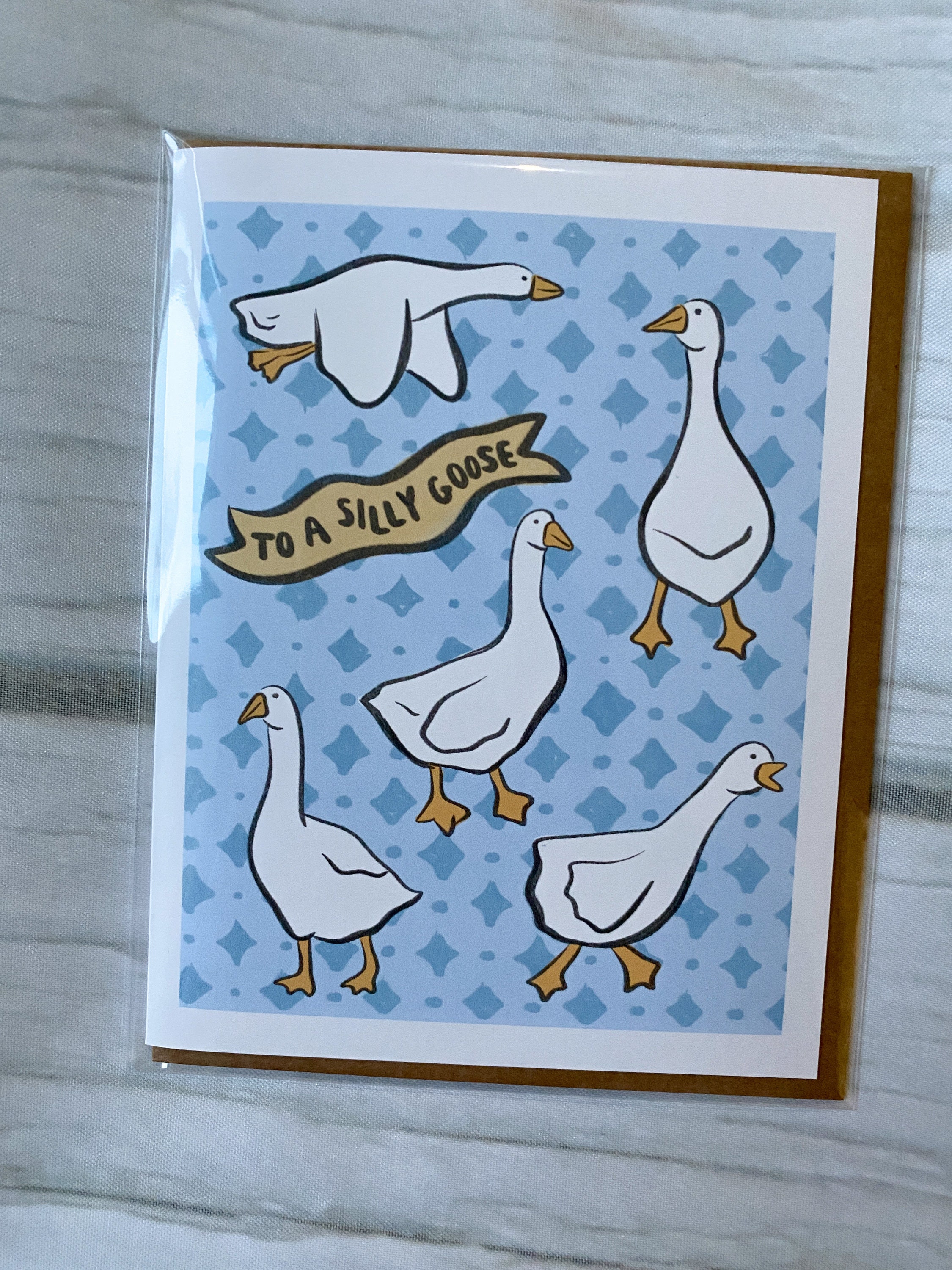 Silly Goose Card, Birthday Card, Funny Card, Thank You Card ...