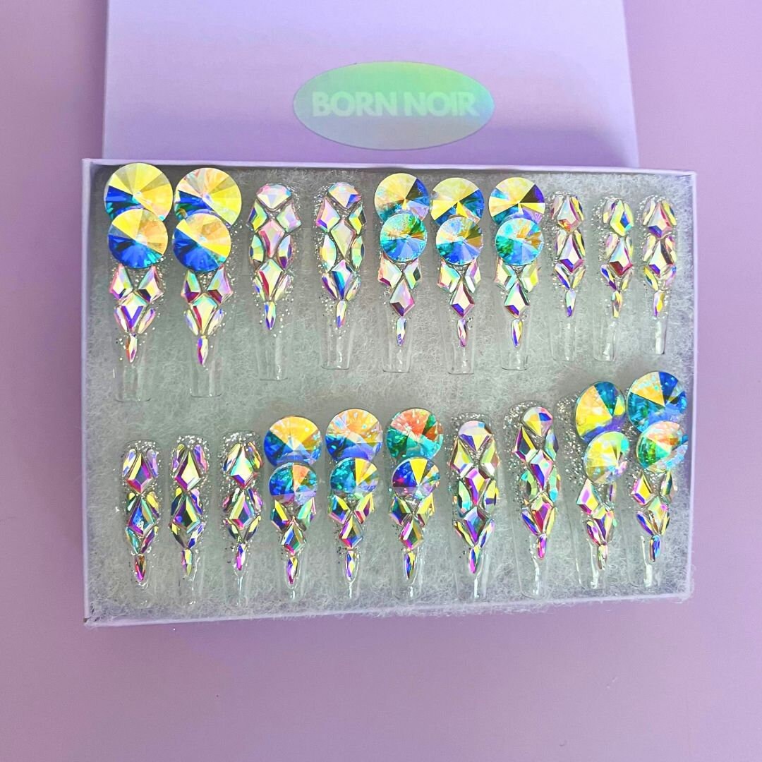 Krystal Press-on Nails by Karina - Etsy