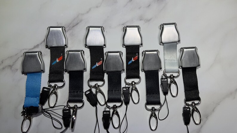 D3ltairline Seatbelt Buckle Lanyard: Engraved Aviation Gift DL VARIOUS ...