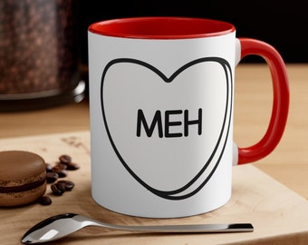 Meh Coffee Mug - Etsy