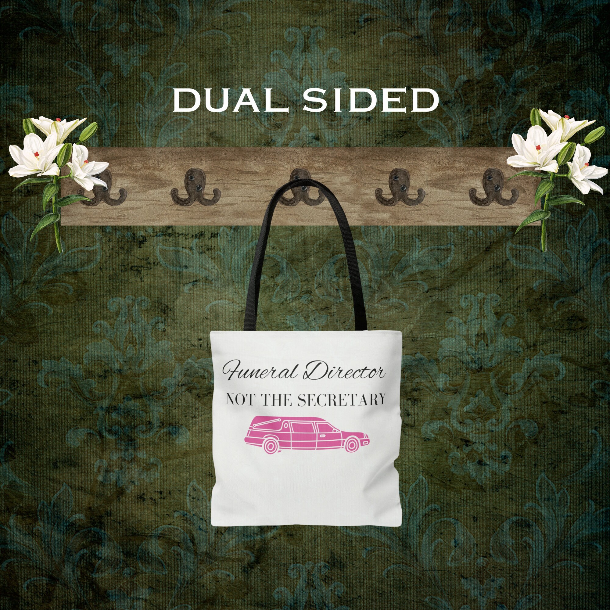 Female Funeral Director Tote Bag, Women Funeral Director Bag, Gift for ...
