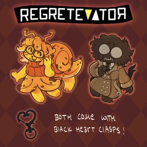 REGRETEVATOR Split + Bive Keychains! [RESTOCK] - Etsy