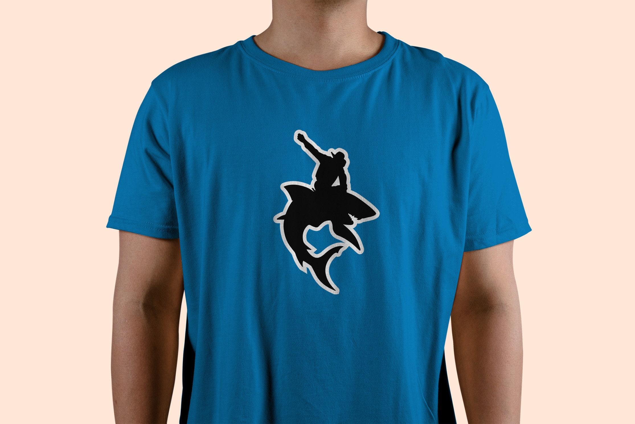 Cowboy Bucking Shark SVG, Shark Week, Bull Shark, Shark Cowboy ...