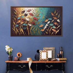 Samsung Frame TV Floral Art, Abstract Flower Beauty, Digital Download ...