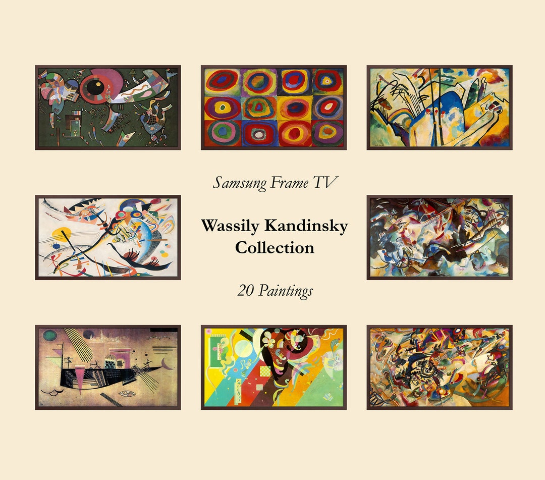 Samsung Frame TV Abstract Art, Wassily Kandinsky Collection, Frame TV ...