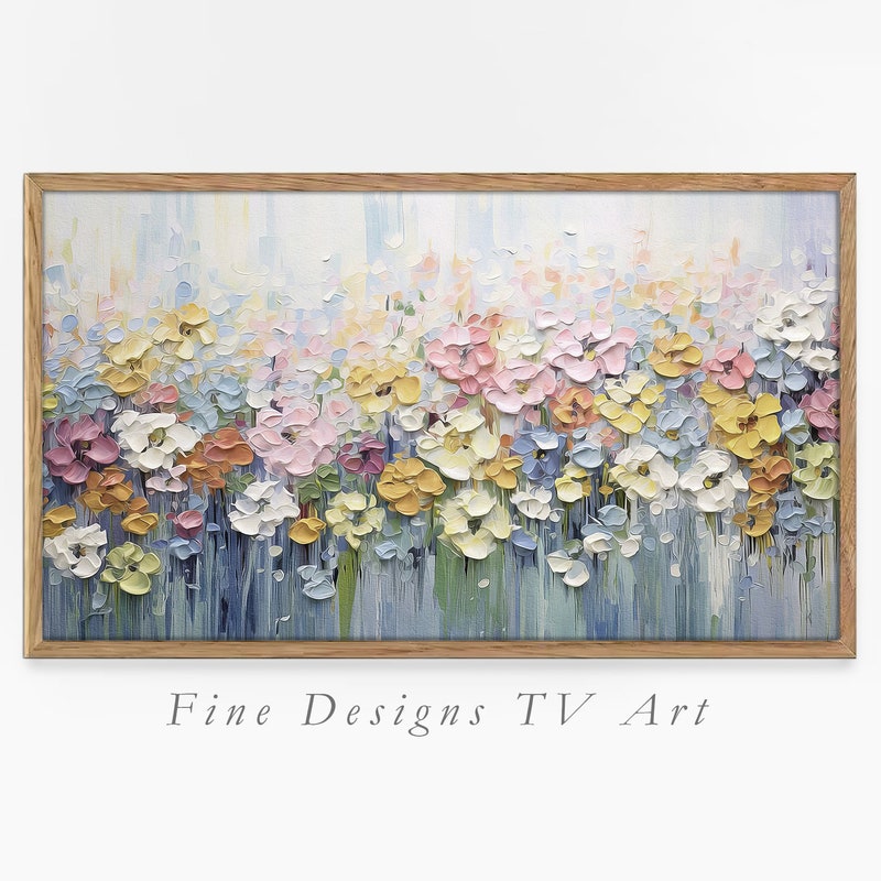 Impasto Flowers - Etsy