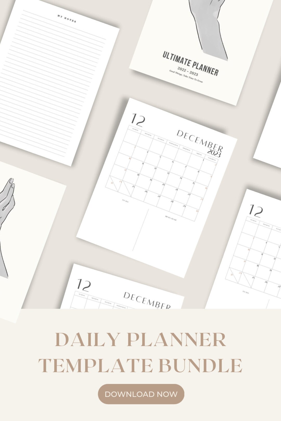 Digital Planner 2022 2023 Digital Planner Undated Digital Planner ...