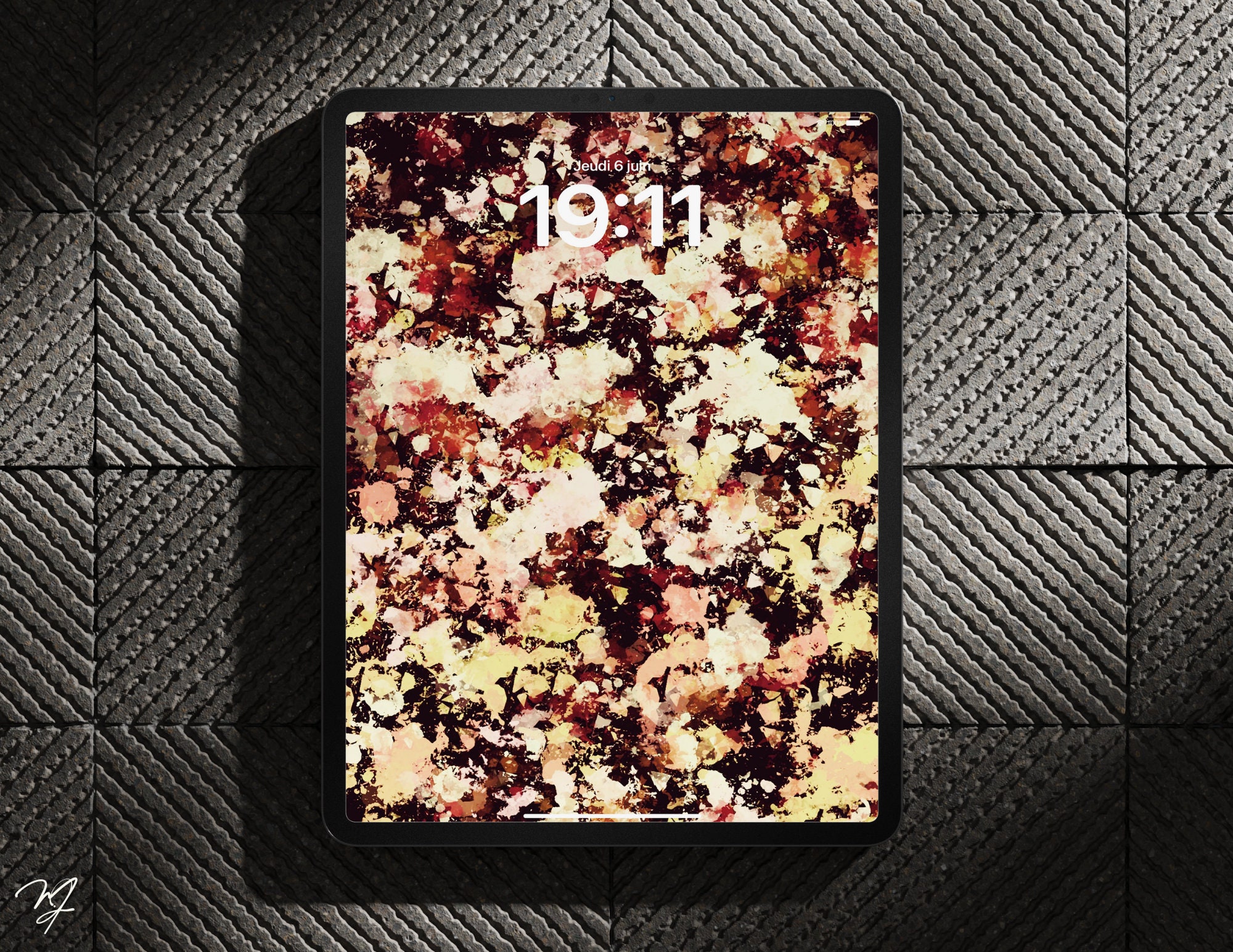 IPad Ios 17 Paint Splatter Home Screen, Digital Splash Background ...