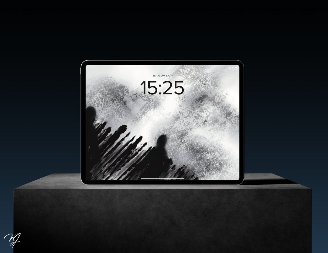 Spooky Halloween iPad Wallpaper, Horror Art for iPad Homescreen, Dark ...