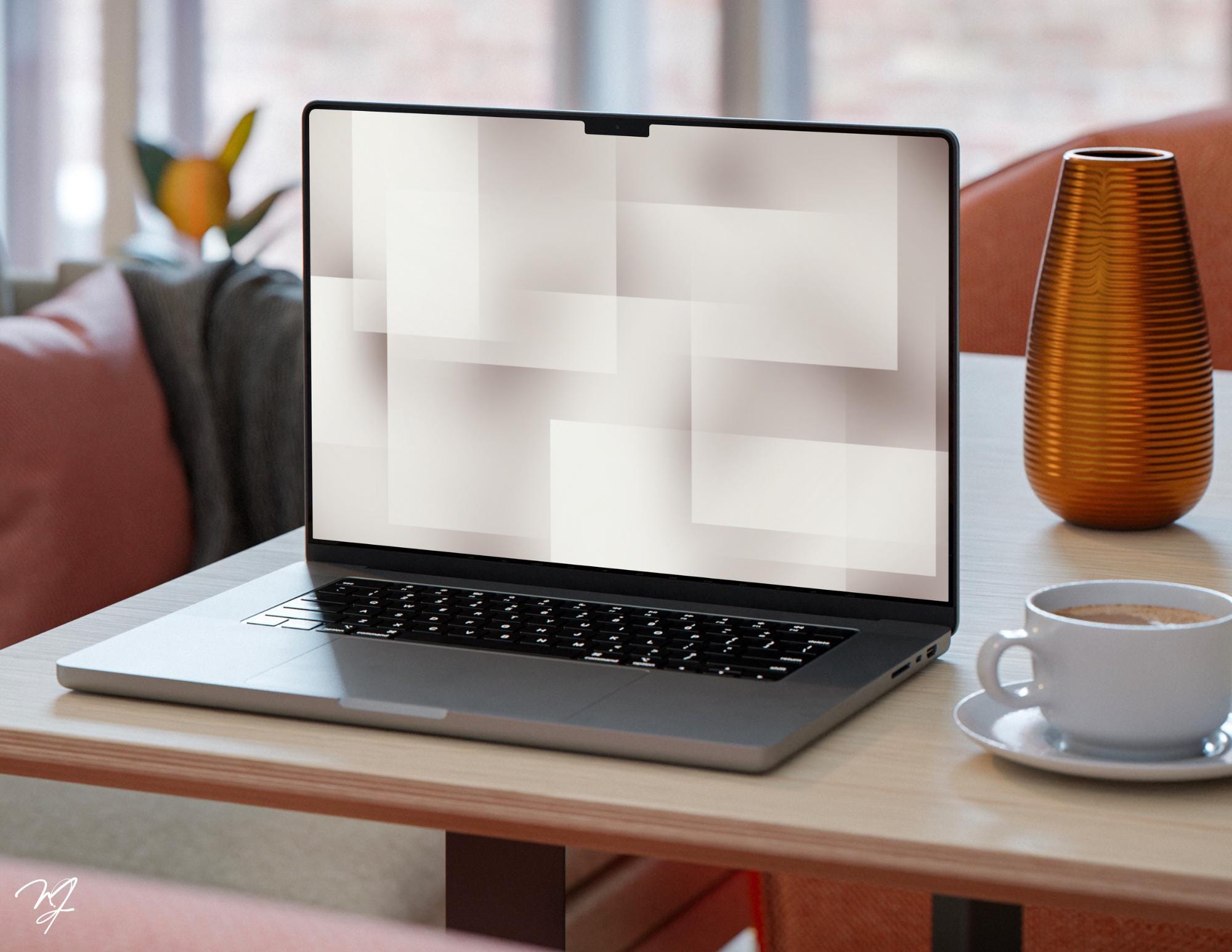 Beige Aesthetic Desktop 4K Wallpaper, Minimalist PC Background Laptop ...